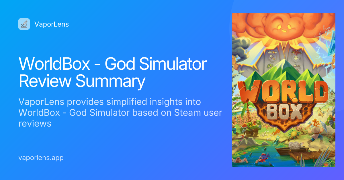 WorldBox - God Simulator Review Summary | VaporLens
