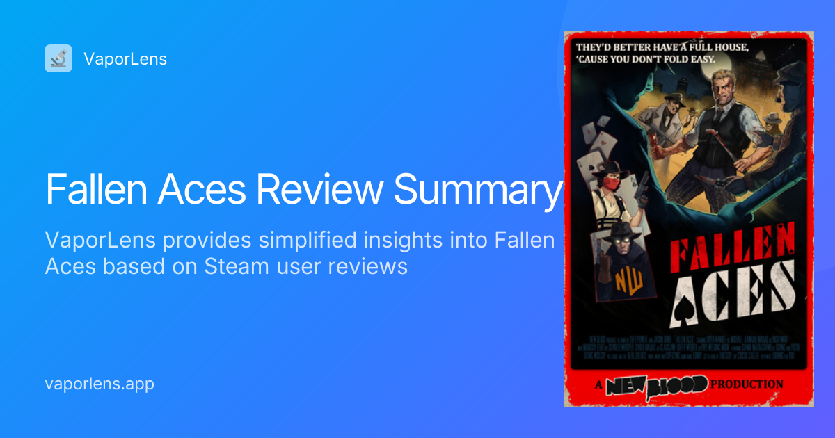 Is Fallen Aces Worth It? Steam Reviews Analysis | VaporLens