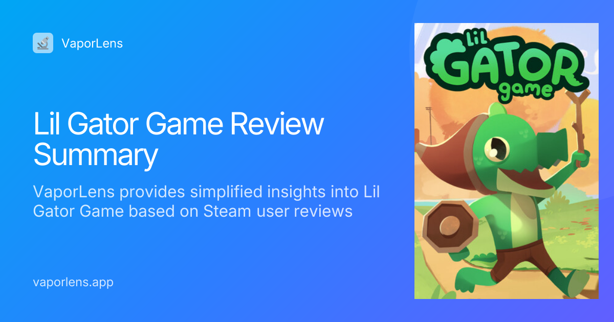 Lil Gator Game Review & Worth It Analysis | VaporLens