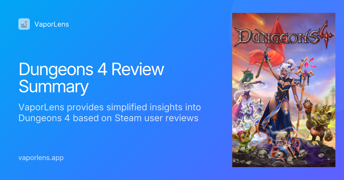 Dungeons 4 Review & Worth It Analysis | VaporLens