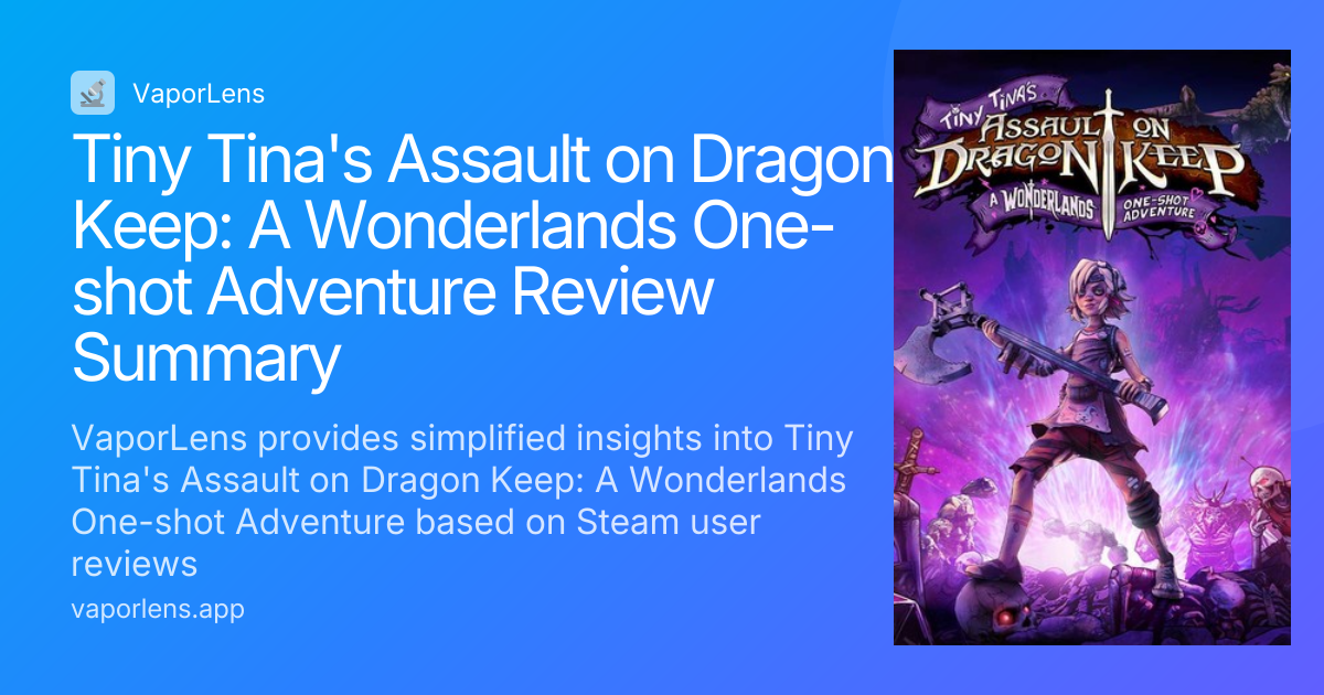 Tiny Tina's Assault on Dragon Keep: A Wonderlands One-shot Adventure ...