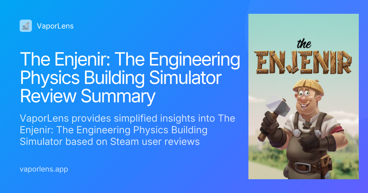 The Enjenir: The Engineering Physics Building Simulator Reviews