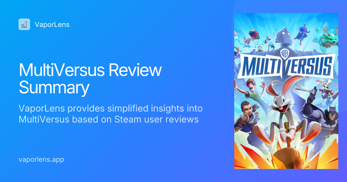 MultiVersus Review Stats & Trends | VaporLens