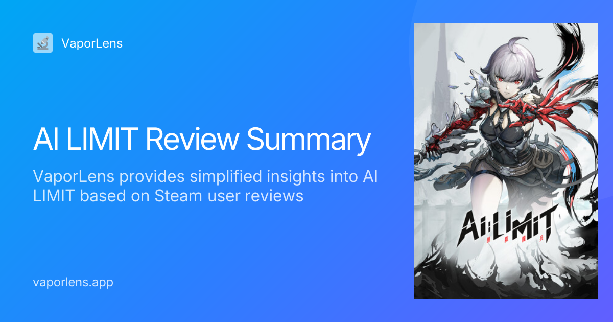 Is AI LIMIT Worth It? Steam Reviews Analysis | VaporLens