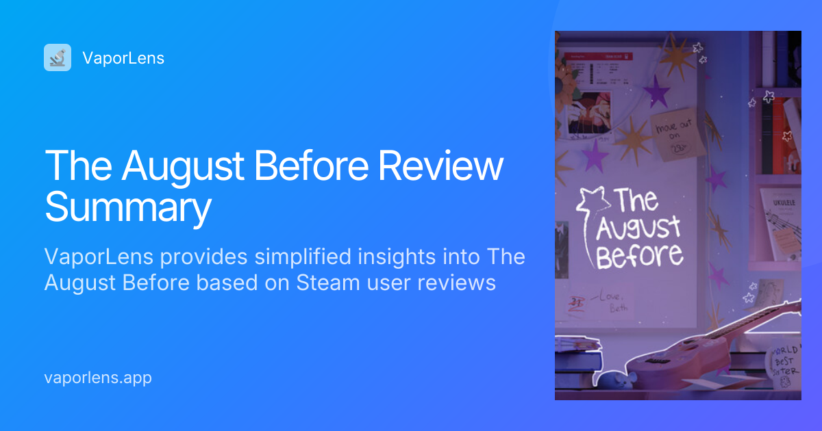 The August Before Review & Worth It Analysis | VaporLens