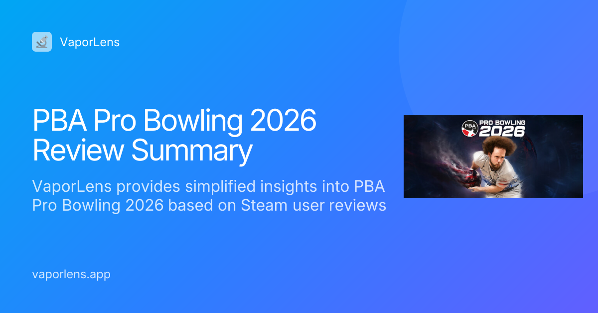 PBA Pro Bowling 2026 Review & Worth It Analysis | VaporLens
