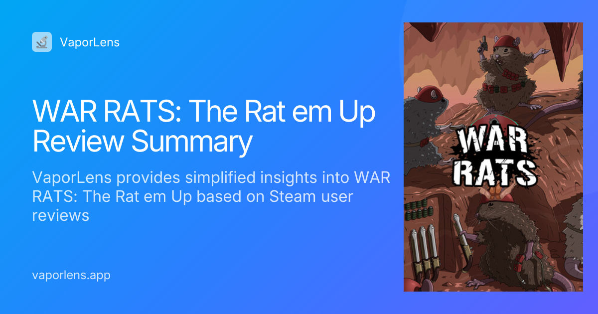 WAR RATS: The Rat em Up Review & Worth It Analysis | VaporLens