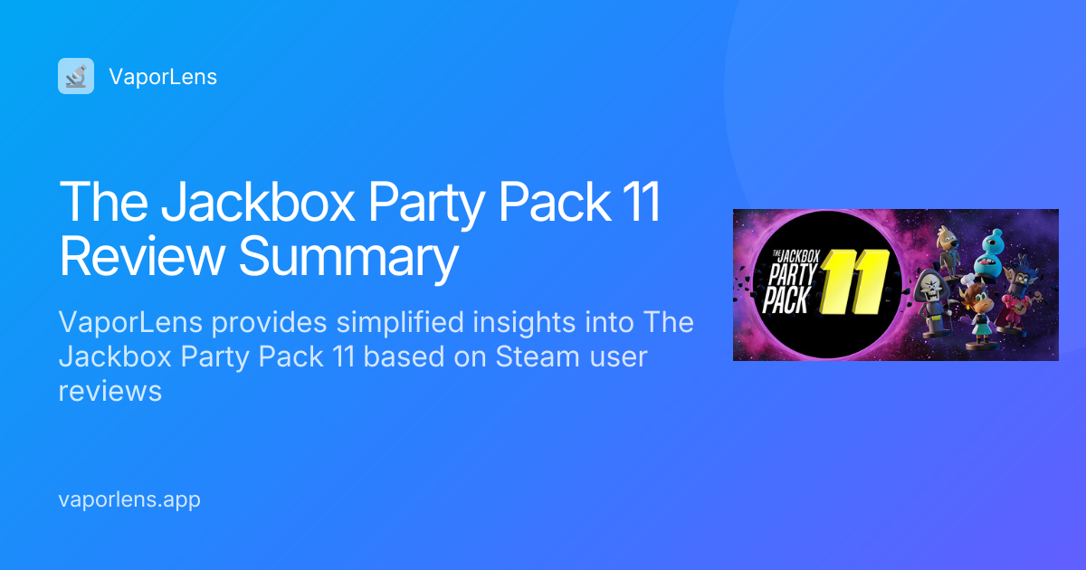The Jackbox Party Pack 11 Review Summary | VaporLens