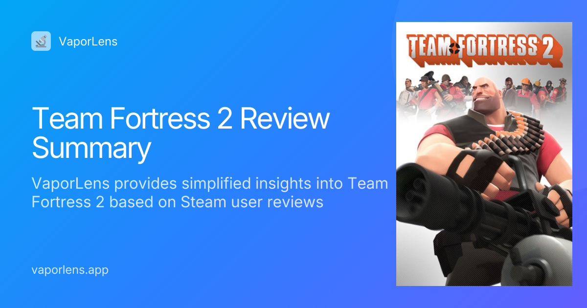 Team Fortress 2 Review Stats & Trends | VaporLens