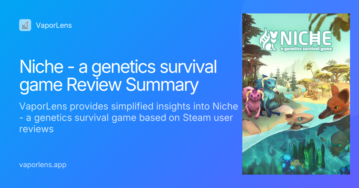 Is Niche - a genetics survival game Worth It? Steam Reviews Analysis ...