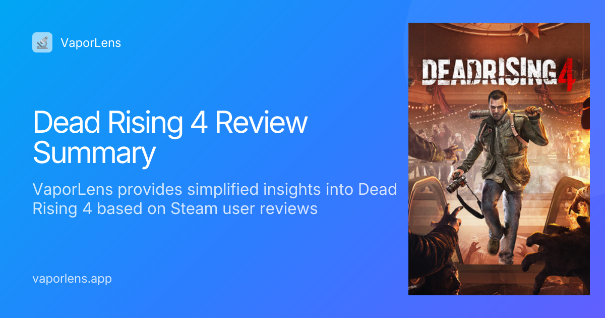 Dead Rising 4 Review & Worth It Analysis | VaporLens