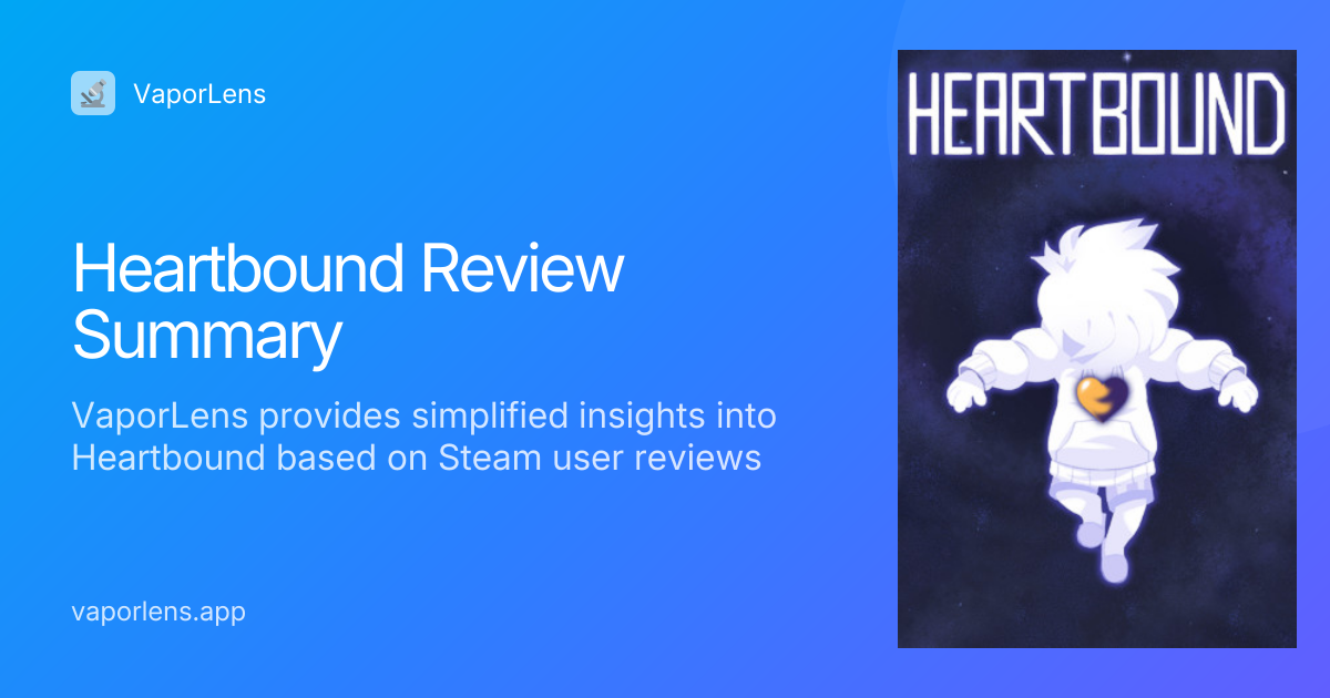 Is Heartbound Worth It? Steam Reviews Analysis | VaporLens