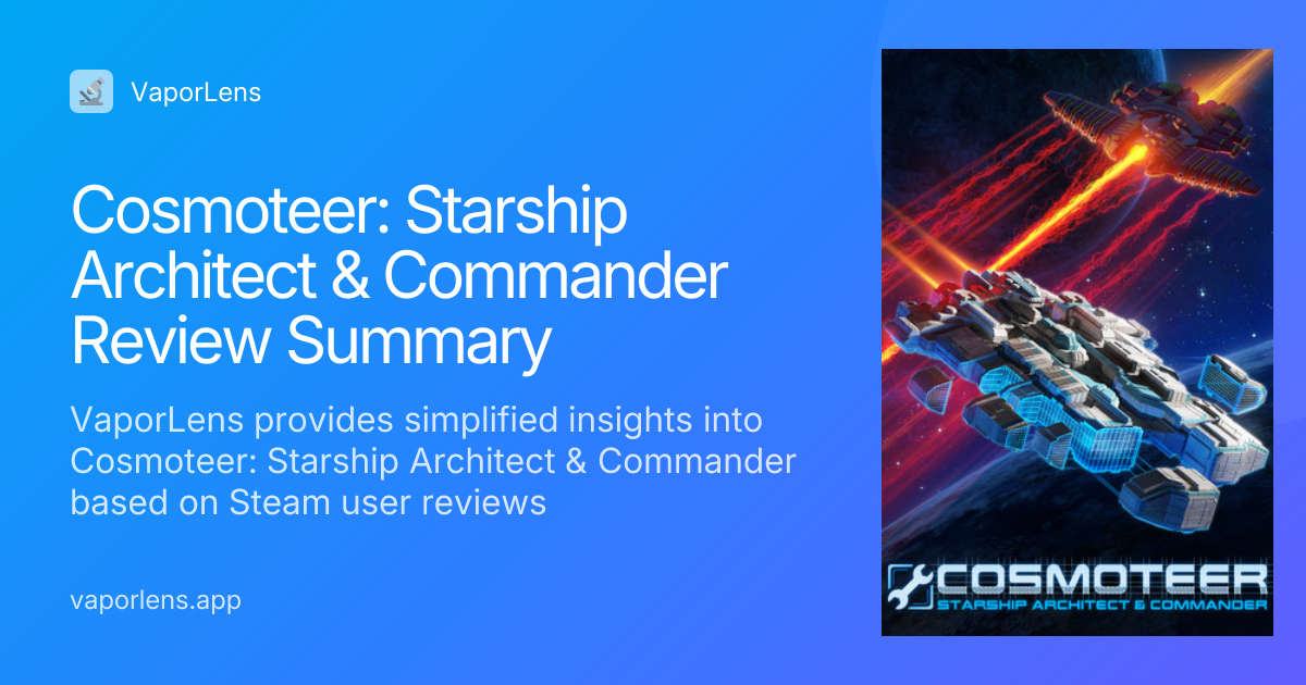 Cosmoteer: Starship Architect & Commander Review & Worth It Analysis ...