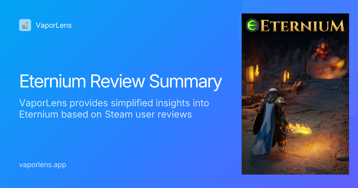 Is Eternium Worth It? Steam Reviews Analysis | VaporLens